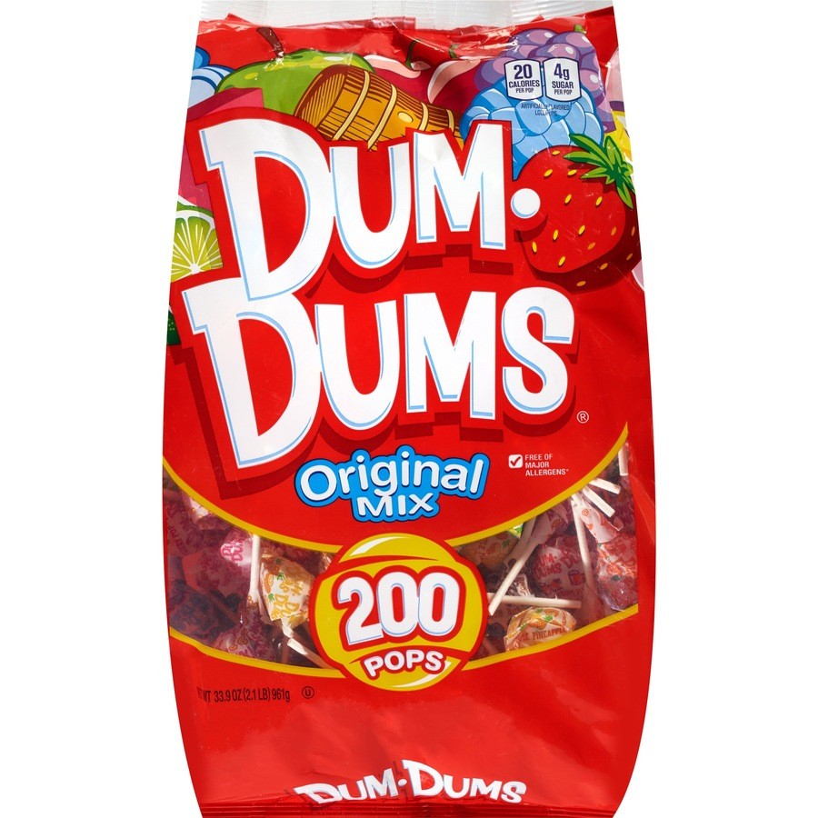 Dum Dums Original Mix Lollipops, 200 ct, 33.9 oz | CVS De beste ...