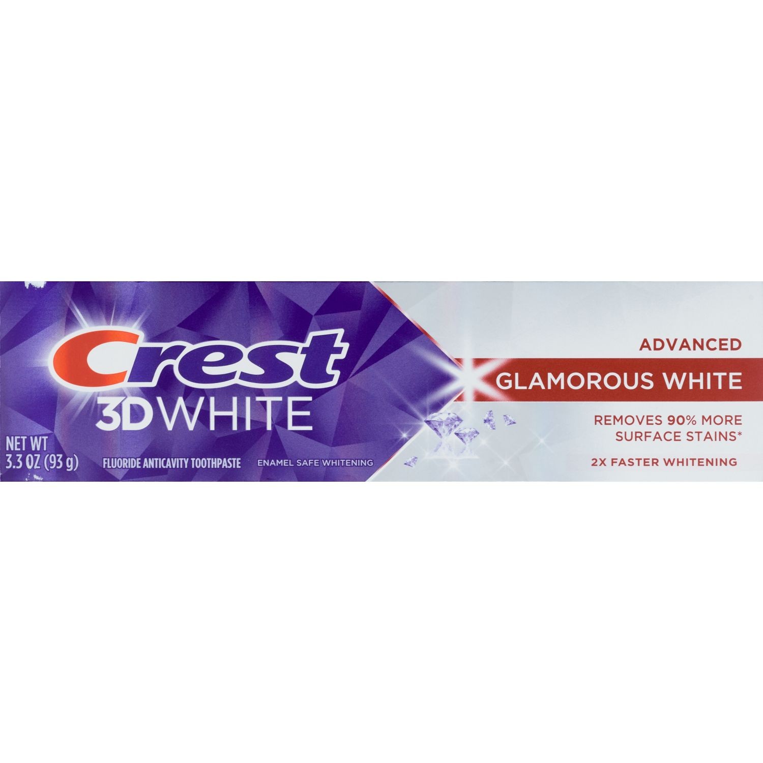 Crest 3D White Advanced Toothpaste, Glamorous White, 3.3 OZ Deals and ...