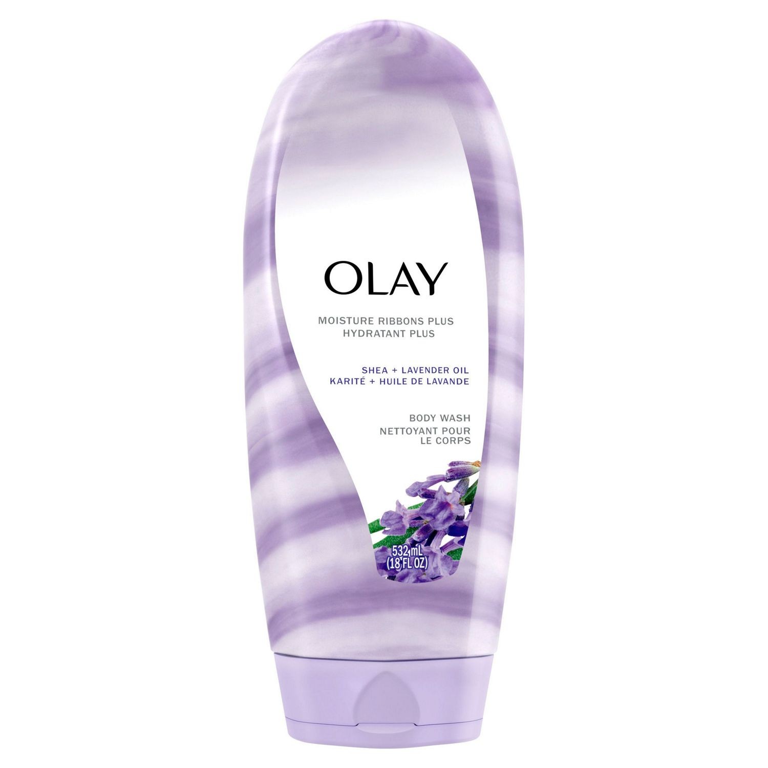 Olay Moisture Ribbons Plus Shea + Lavender Oil Body Wash, 18 OZ Deals ...