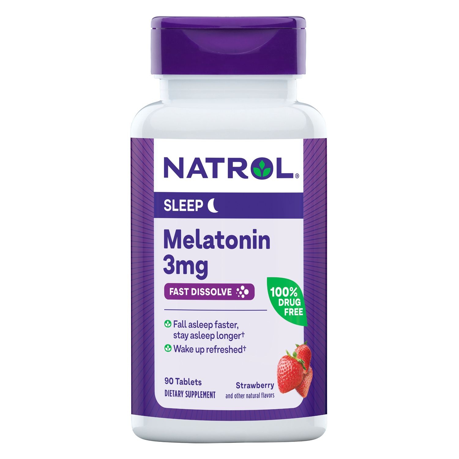 Natrol Melatonin 3mg Fd, 90 CT Meilleures offres et Historique des prix ...