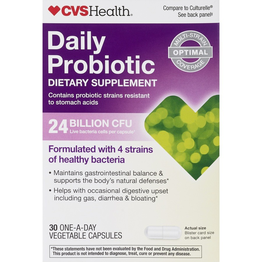 Mejores ofertas e historial de precios de CVS Health Daily Probiotic 24 ...