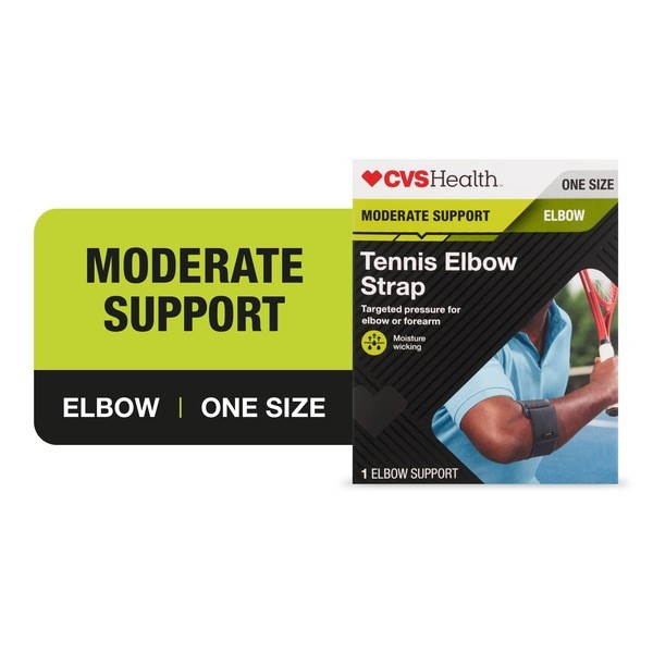 CVS Health Moderate Support Tennis Elbow Strap Best Deals and Price ...