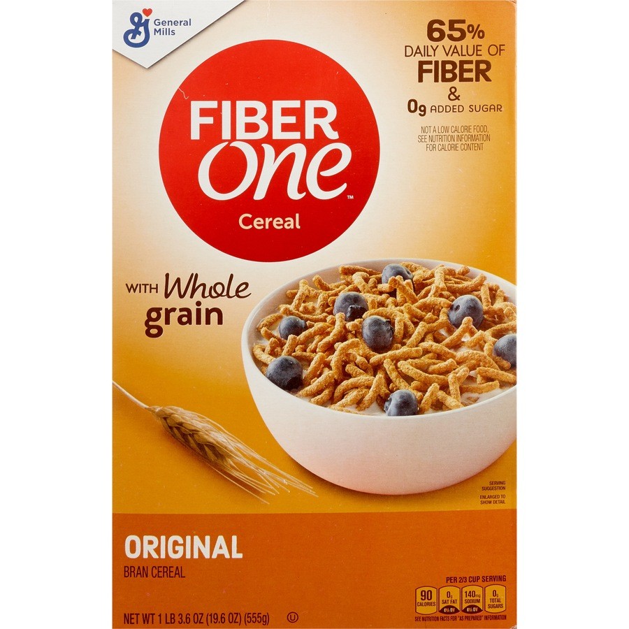 Fiber One Original Bran Cereal, 19.6 oz | CVS Best Deals and Price ...