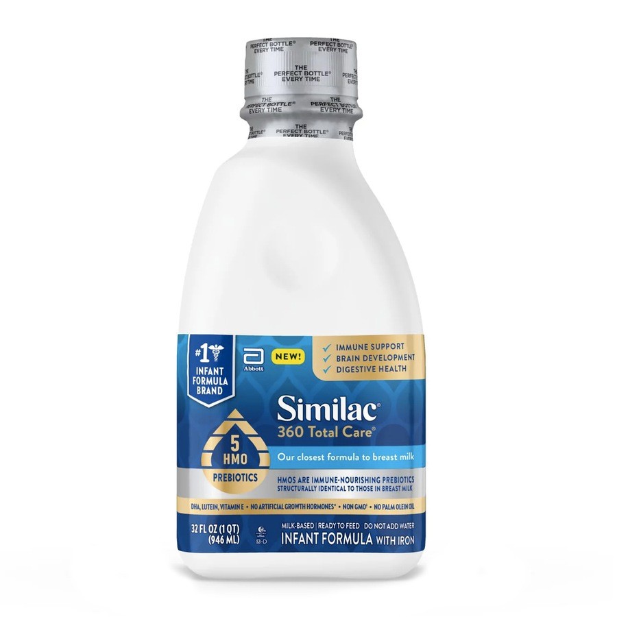 Similac 360 Total Care Liquid Infant Formula, Non-GMO, 33.28 OZ Best ...