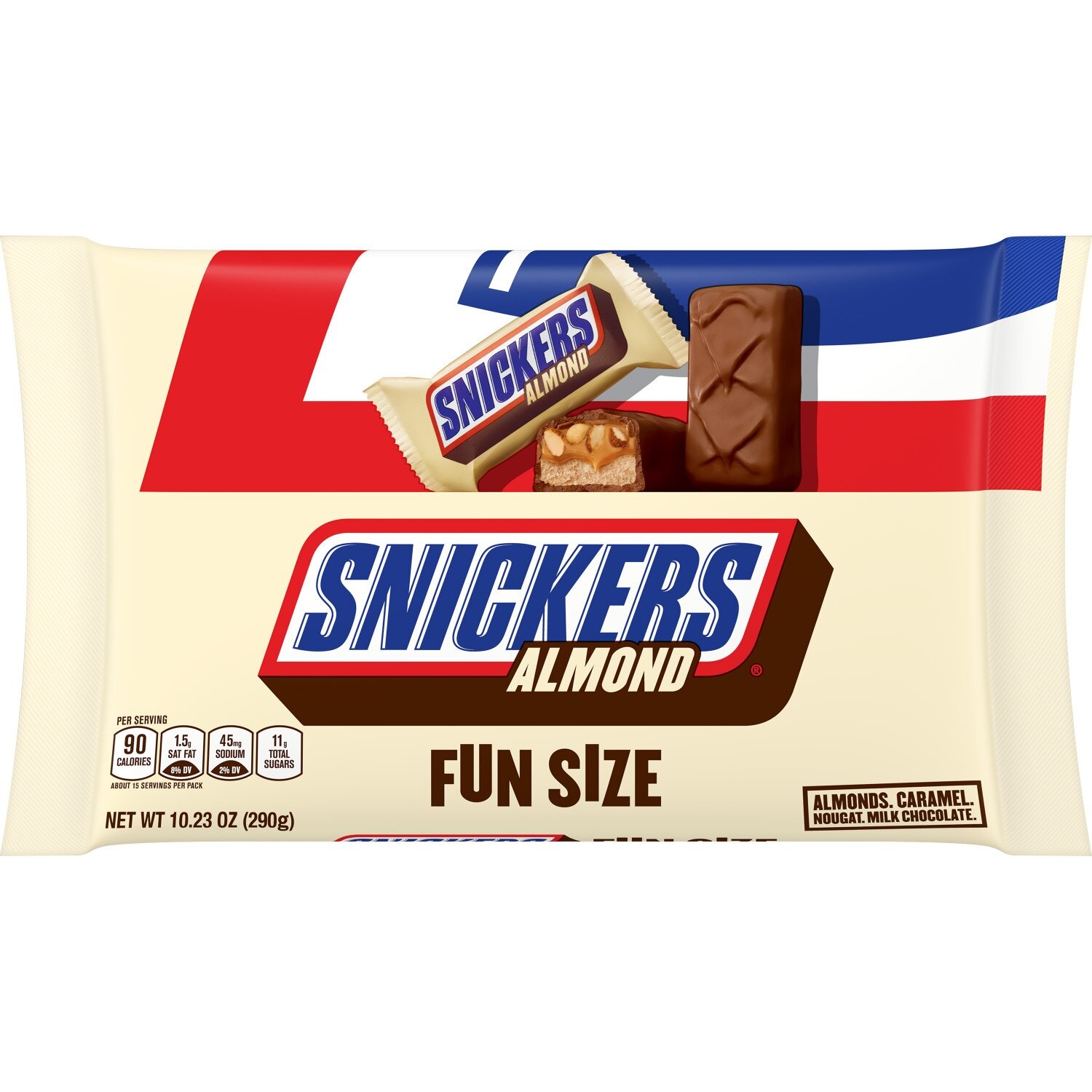 Mejores ofertas e historial de precios de Snickers, Almond Fun Size ...