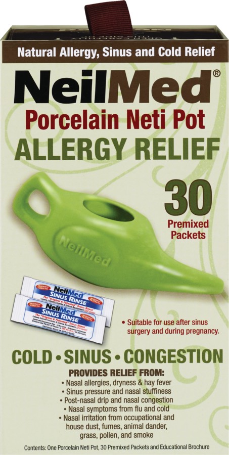 NeilMed Porcelain Neti Pot Allergy Relief | CVS Best Deals and Price ...