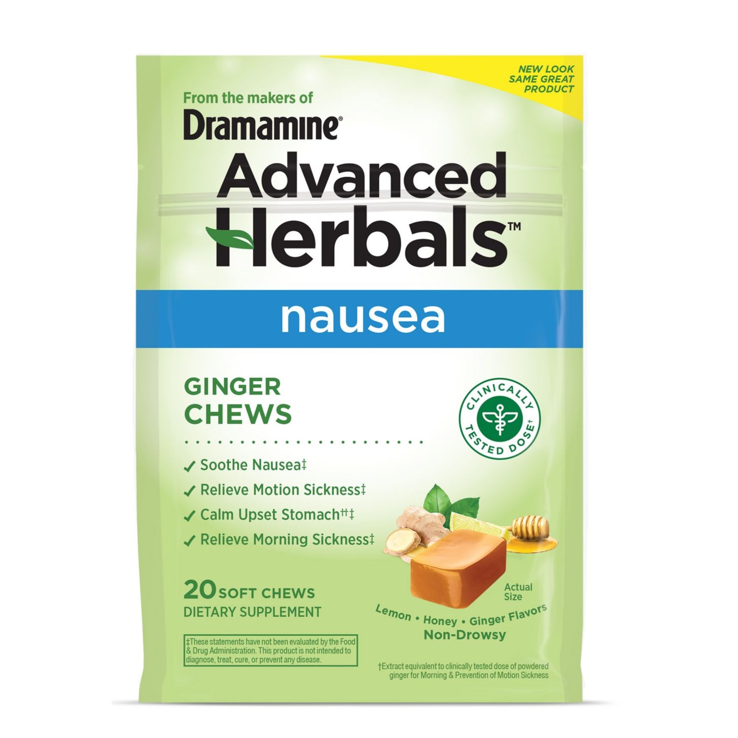 Mejores ofertas e historial de precios de Advanced Herbals Ginger Chews ...