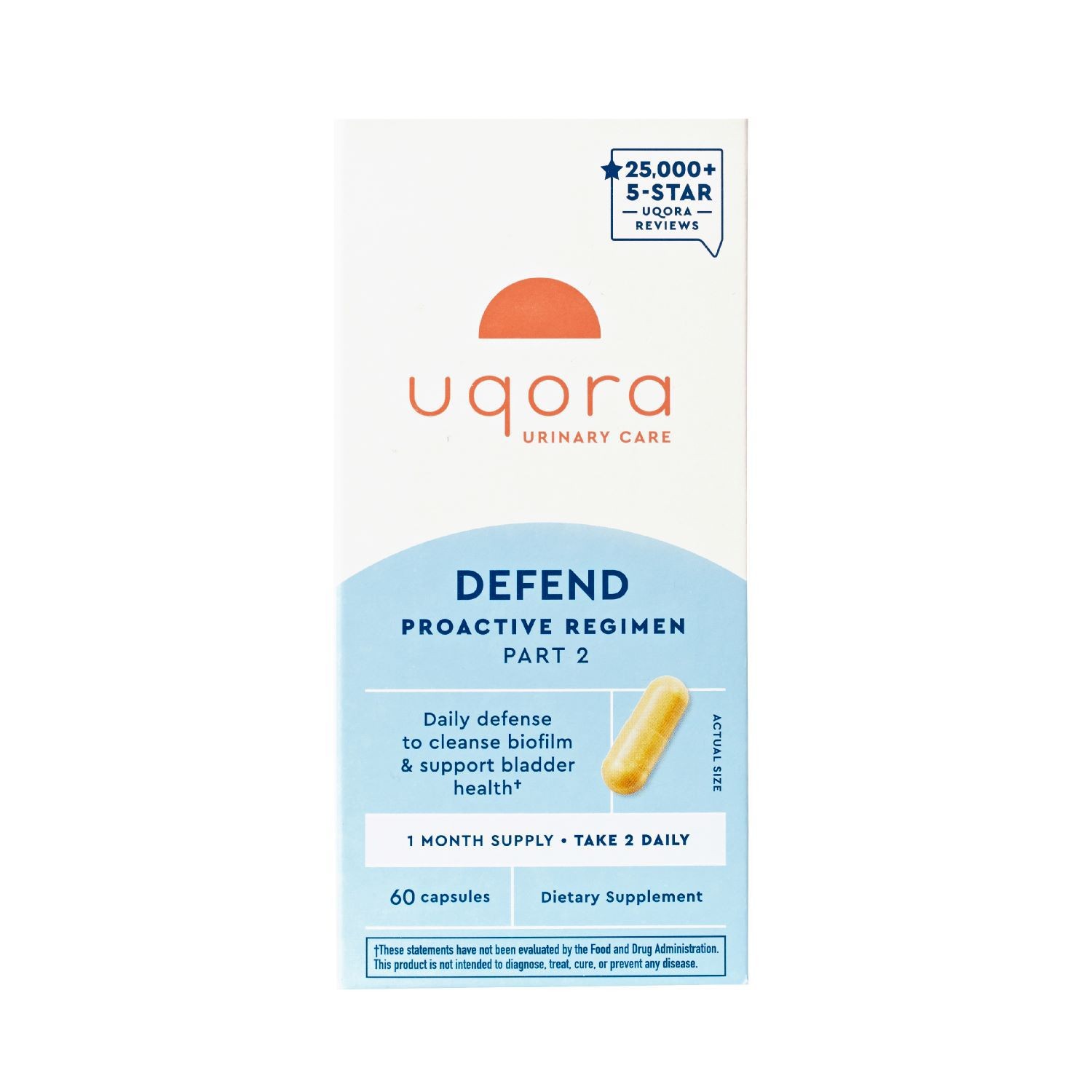 Uqora Defend Urinary Tract Health Biofilm Cleansing Supplement Deals ...