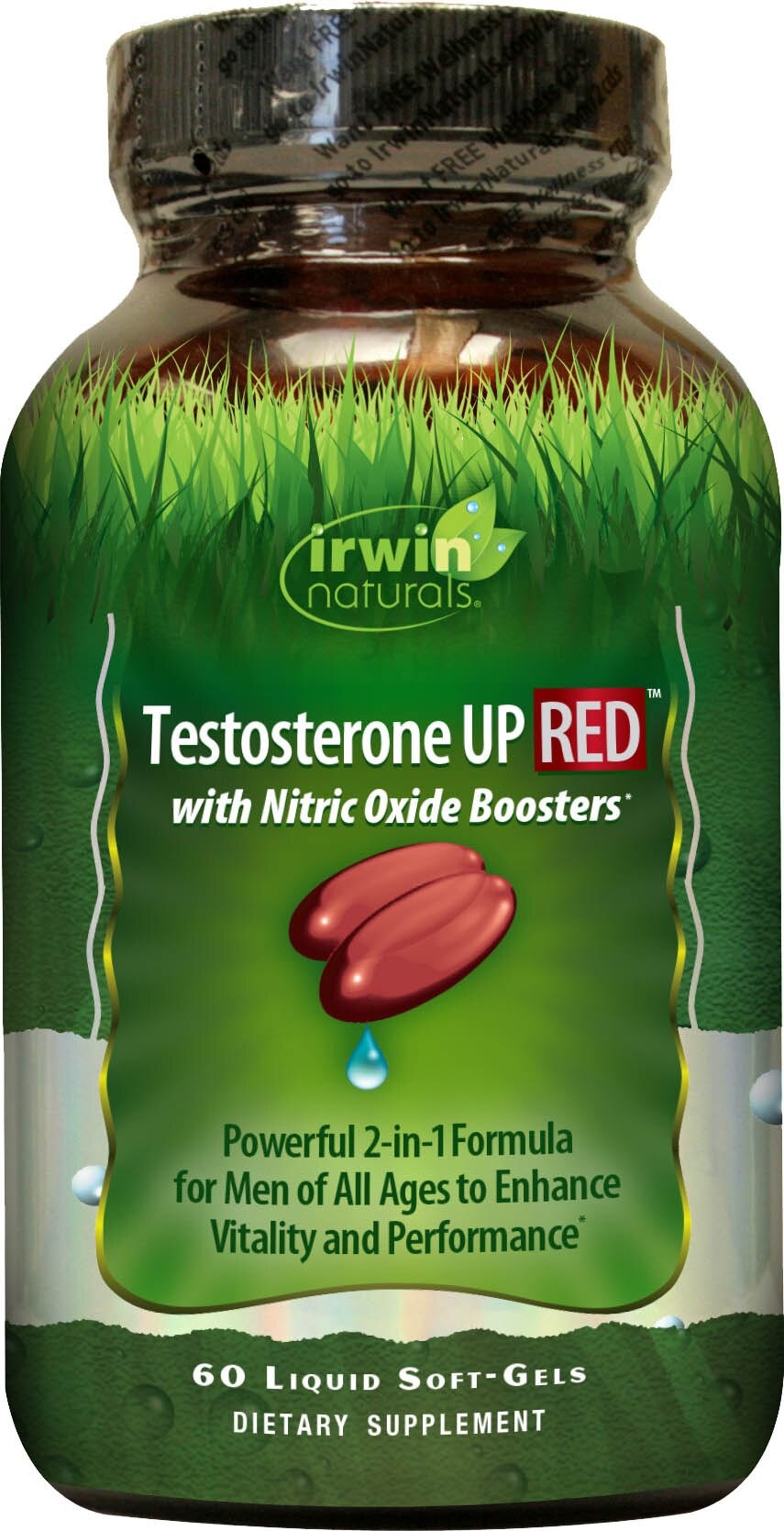 Irwin Naturals Testosterone Up Red plus BioPerine Softgels, 60 CT Deals ...
