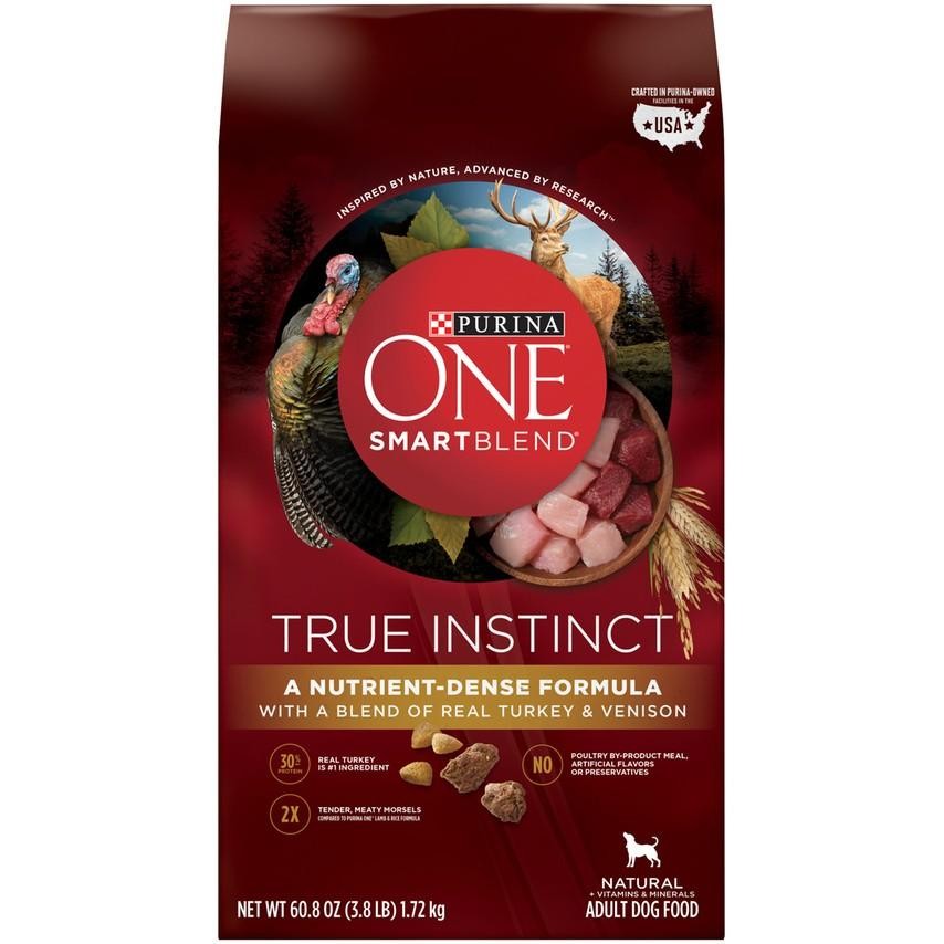 Purina ONE SmartBlend True Instinct Turkey & Venison Dry Dog Food Deals ...