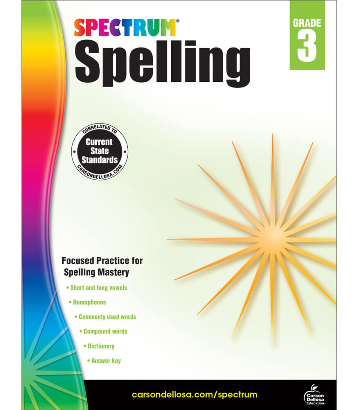 Spectrum Spelling Workbook Grade 3 Paperback Deals and Price History at ...