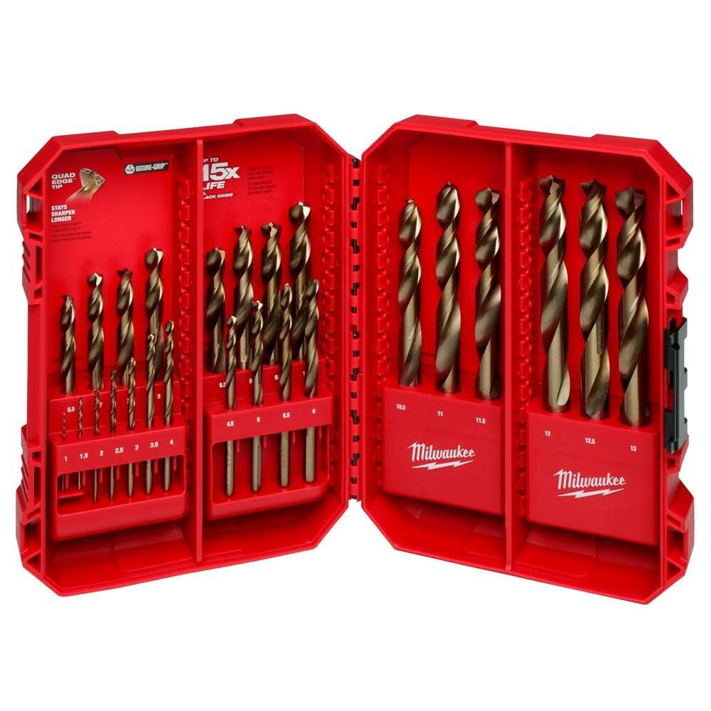 Milwaukee 25-Piece Metric COBALT RED HELIX Kit Deals and Price History ...