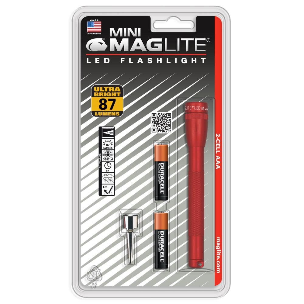 Maglite Mini LED 2-Cell AAA Red Flashlight Best Deals and Price History ...