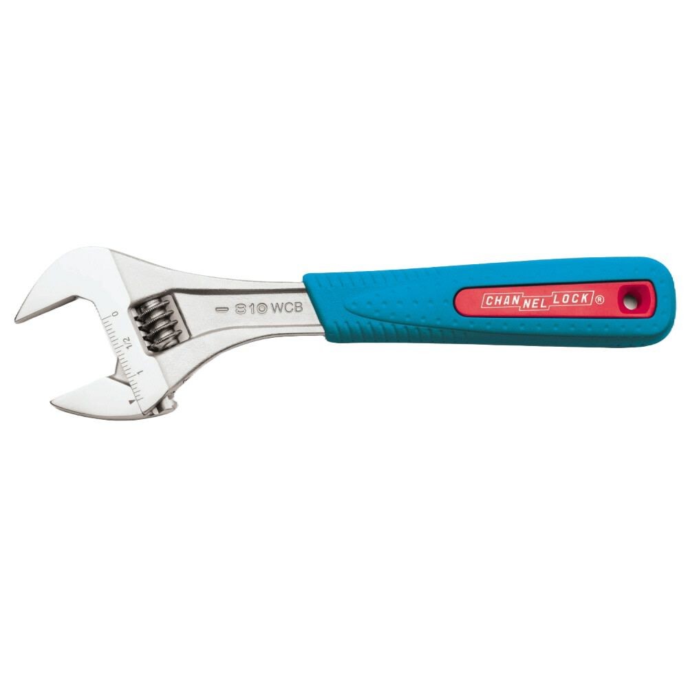 Channellock 12 In. CODE BLUE Adjustable Wrench Wide Deals and Price ...