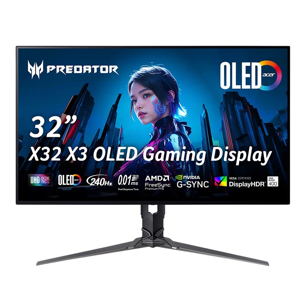 Acer Predator X32 X3bmiiphuzx 31.5" 4K UHD (3840 x 2160) 240Hz Gaming ...