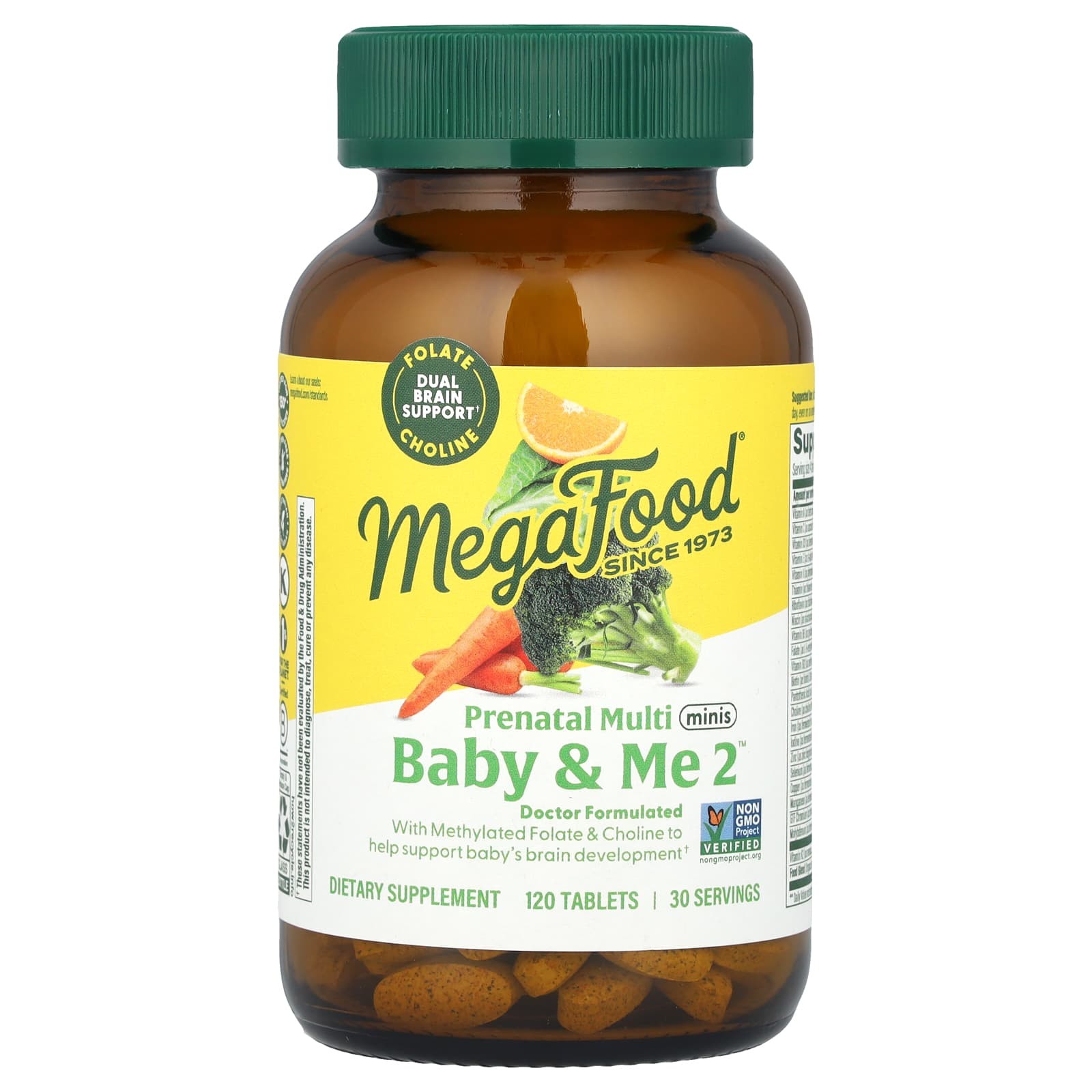 MegaFood, Baby & Me 2™, Prenatal Multi Minis, 120 Tablets Best Deals ...