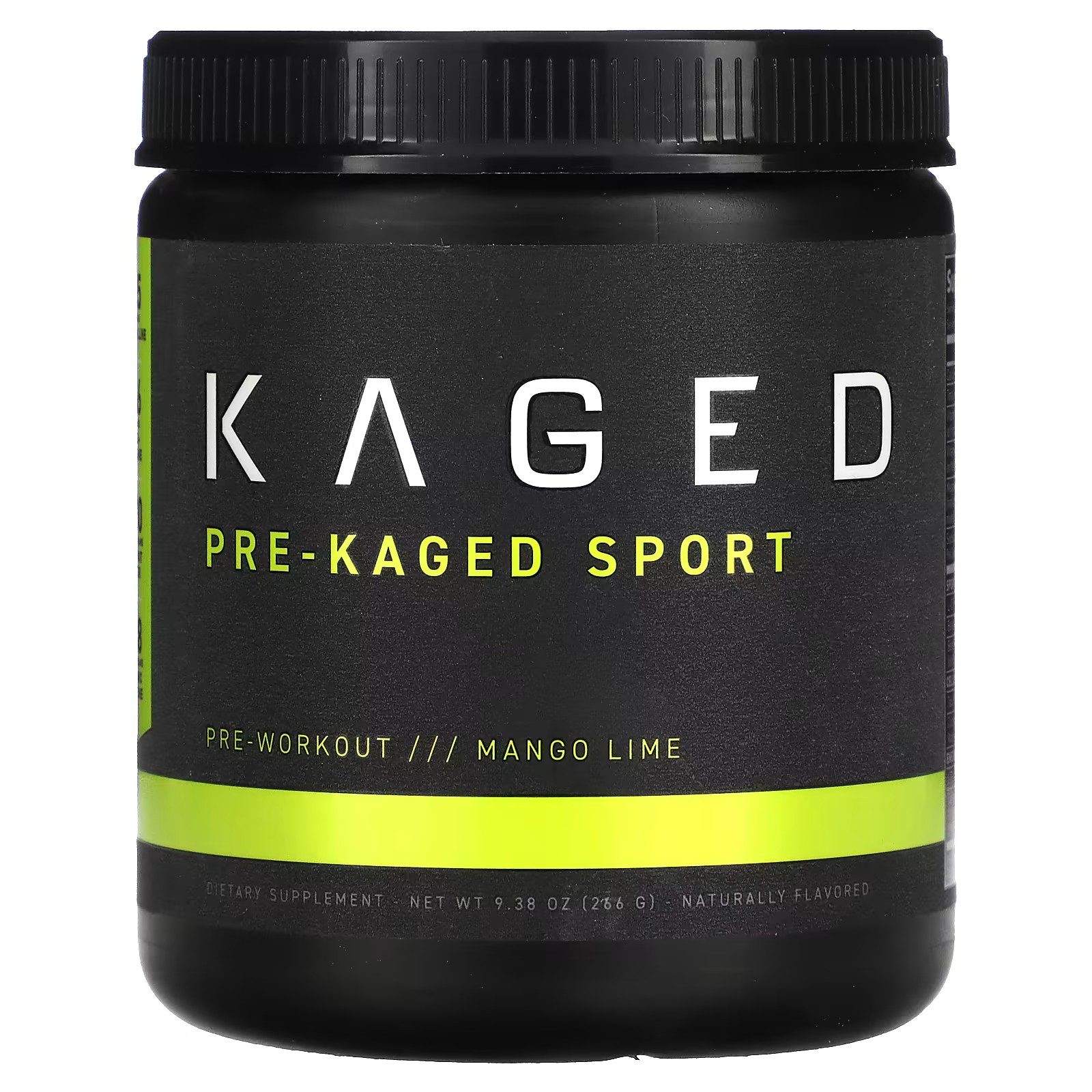 Kaged, PRE-KAGED Sport, Pre-Workout, Mango Lime, 9.38 oz (266 g) Die ...