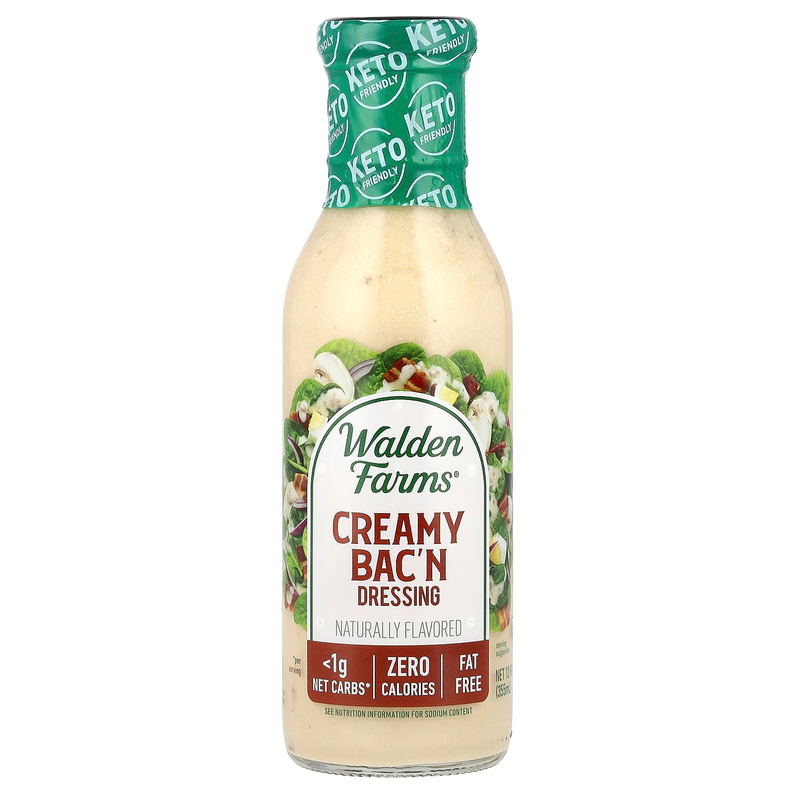 Walden Farms, Creamy Bac'N Dressing, 12 fl oz (355 ml) Deals and Price ...