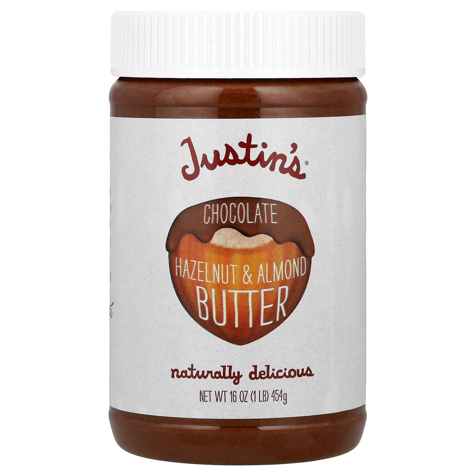 Justin's Nut Butter, Chocolate Hazelnut & Almond Butter, 16 oz (454 g ...