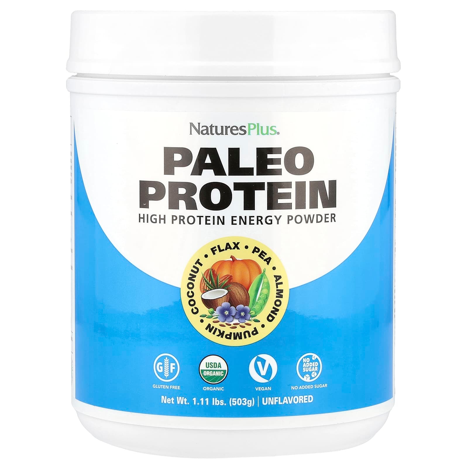 NaturesPlus, Paleo Protein Powder, Unflavored , 1.11 lbs (503 g) Deals ...