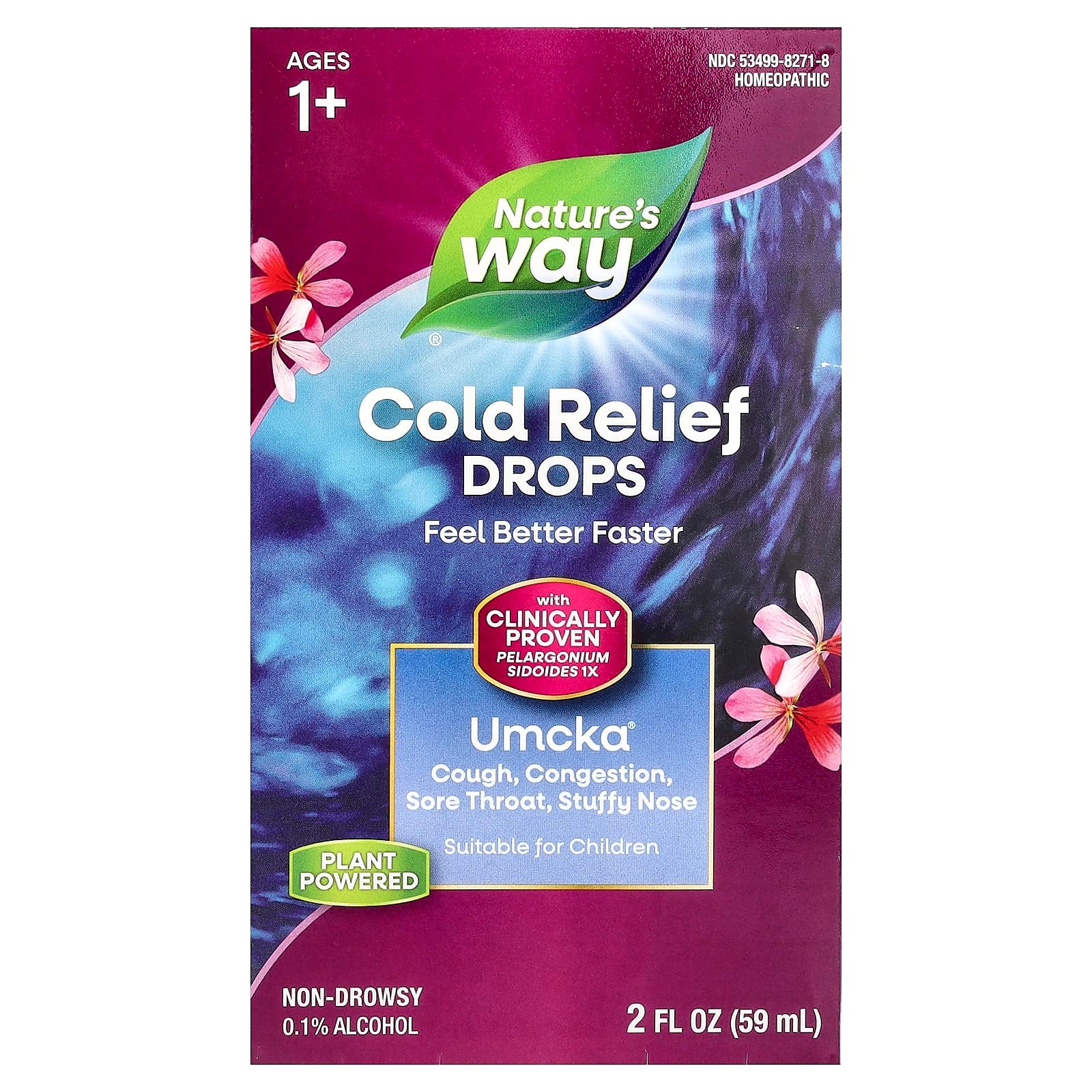 Nature's Way, Umcka® Cold Relief Drops, Ages 1+, 2 fl oz (59 ml) Deals ...