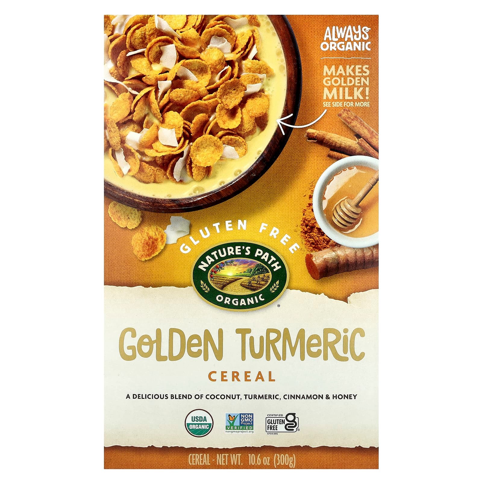 Nature's Path, Golden Turmeric Cereal, 10.6 oz (300 g) Deals and Price ...