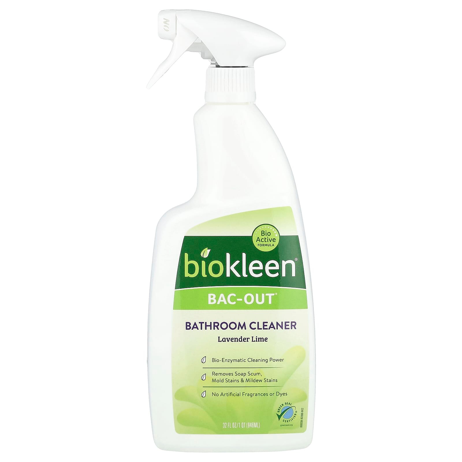 Biokleen, Bac Out®, Bathroom Cleaner, Lavender Lime, 32 fl oz (946 ml ...