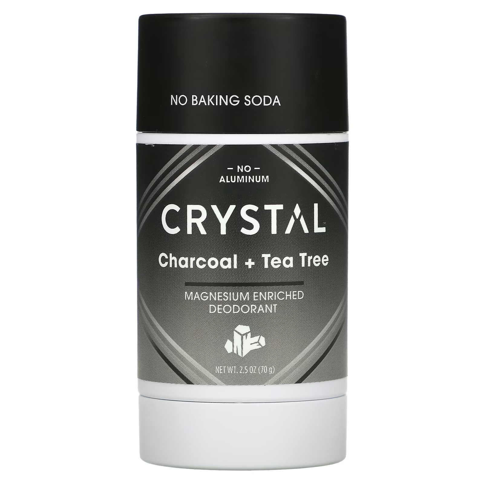 Crystal Body Deodorant Magnesium Enriched Deodorant Charcoal Tea