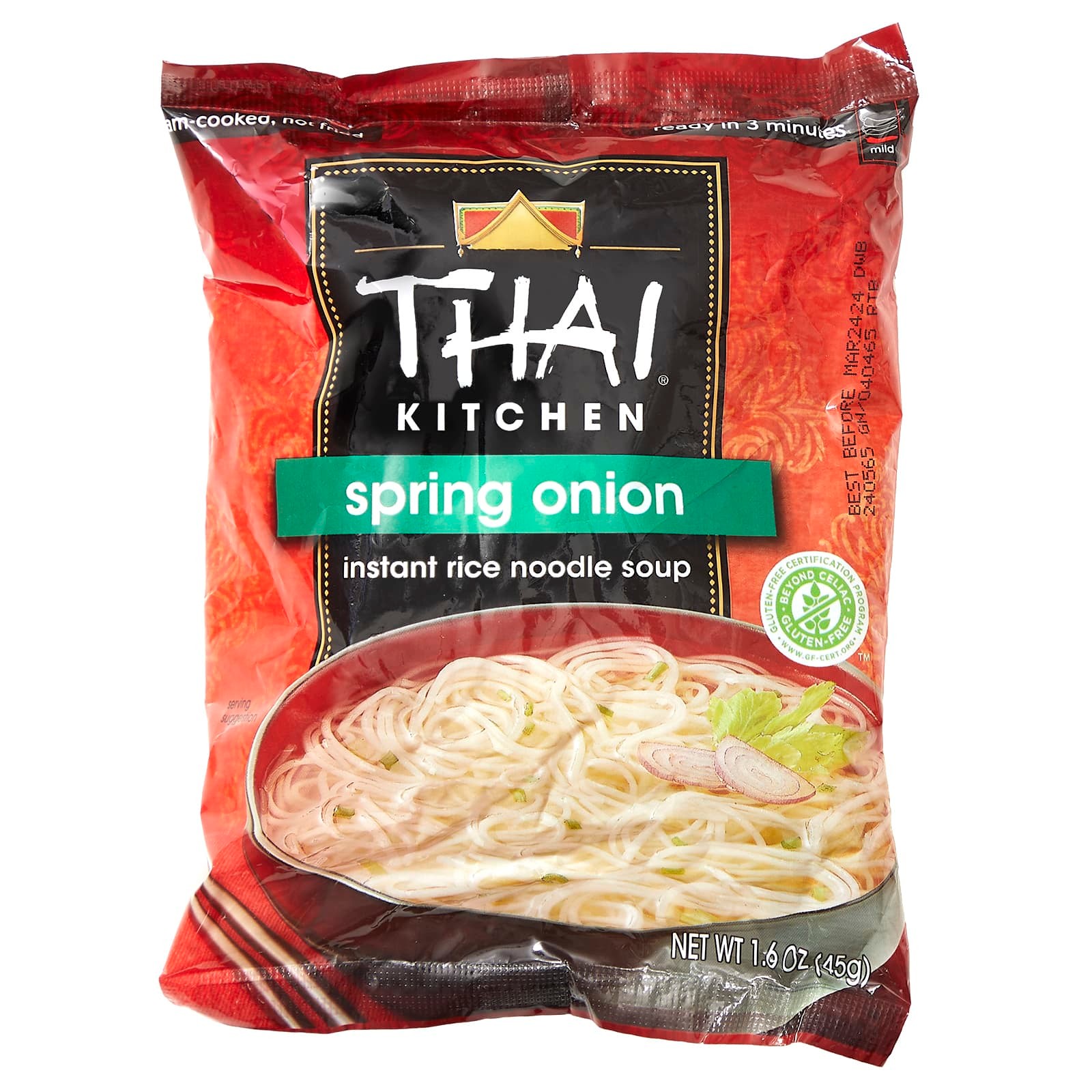 Thai Kitchen, Instant Rice Noodle Soup, Spring Onion, 1.6 oz (45 g ...