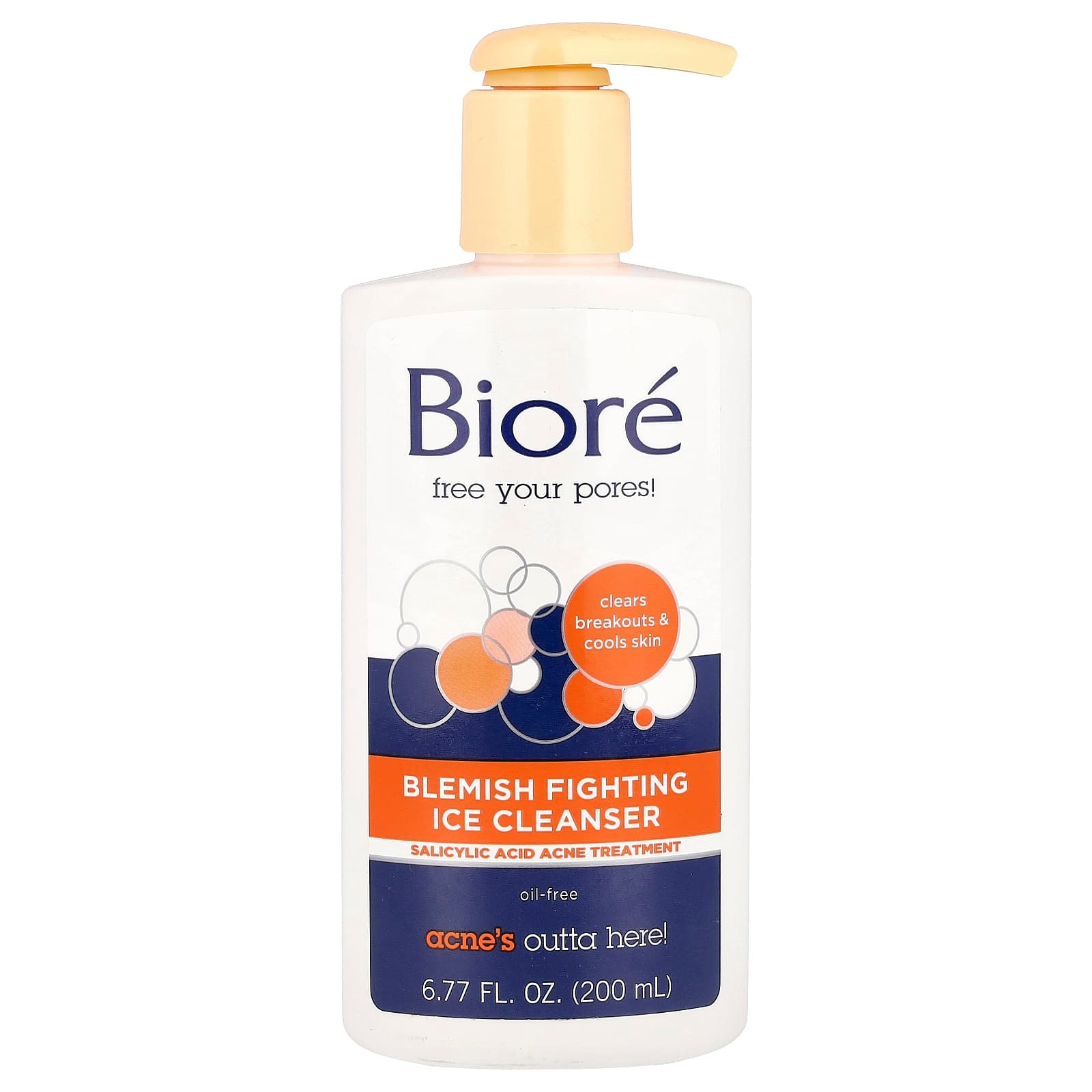 Biore, Blemish Fighting Ice Cleanser, 6.77 fl oz (200 ml) Best Deals ...