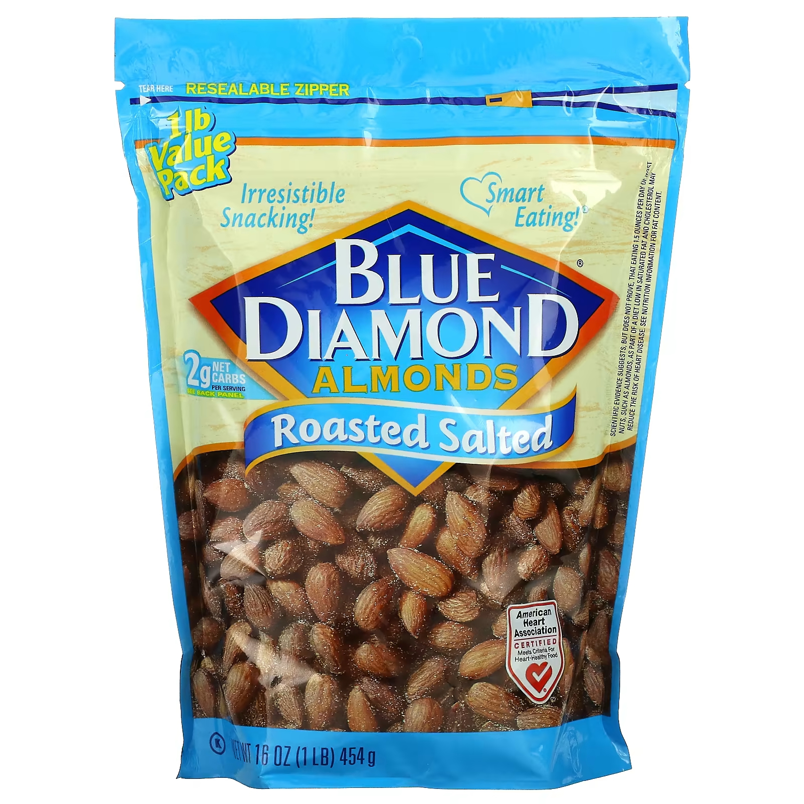 Blue Diamond, Almonds, Roasted Salted, 16 oz (454 g) Best Deals and ...
