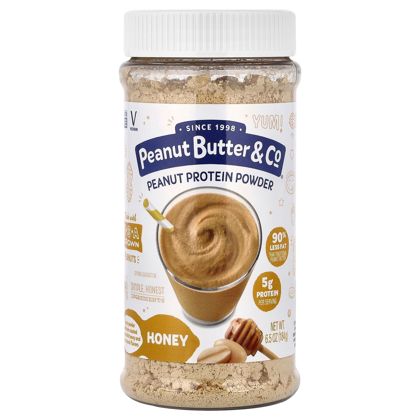Peanut Butter & Co., Peanut Protein Powder, Honey, 6.5 oz (184 g) Deals ...