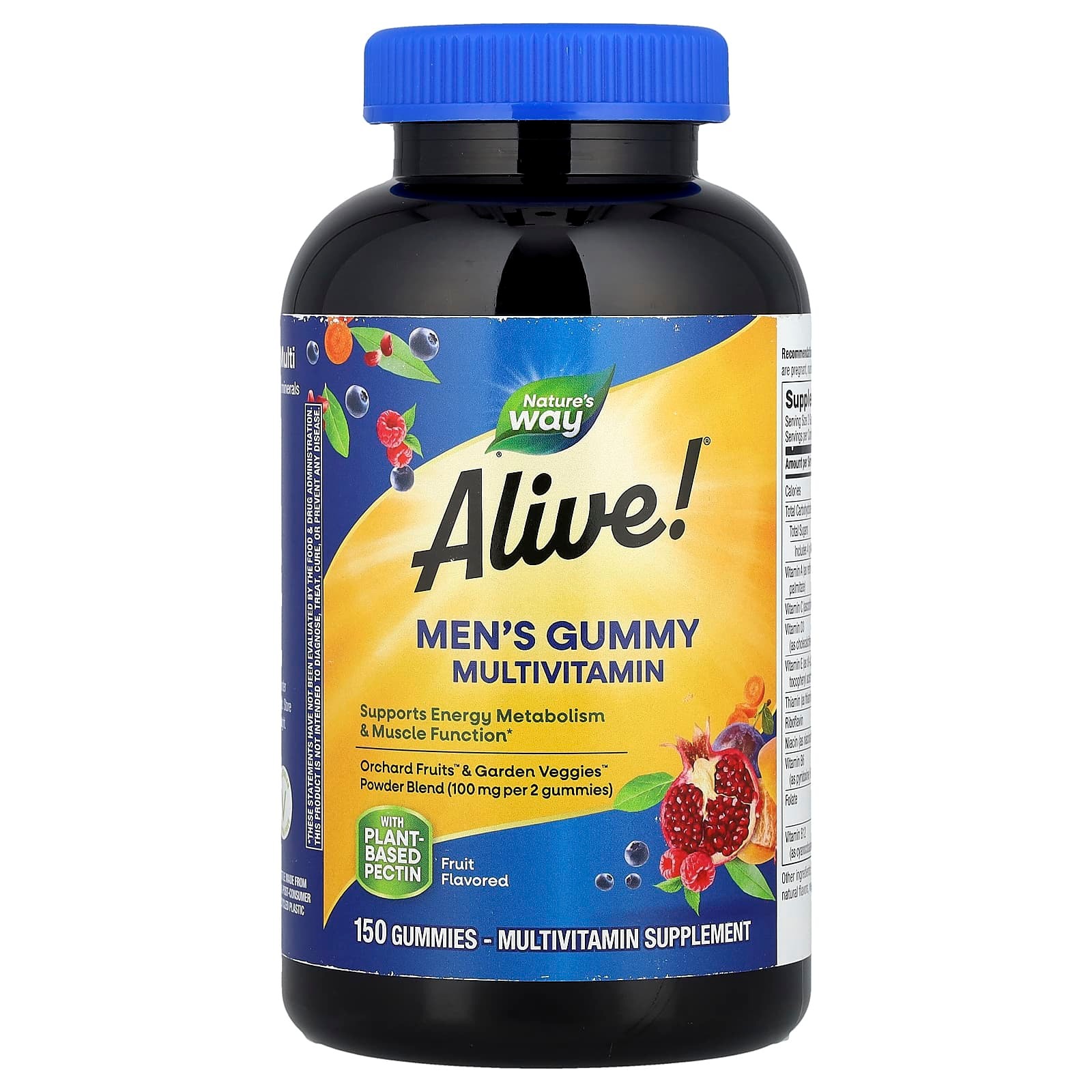 Nature's Way, Alive!® Men's Gummy Multivitamin, Fruit, 150 Gummies ...