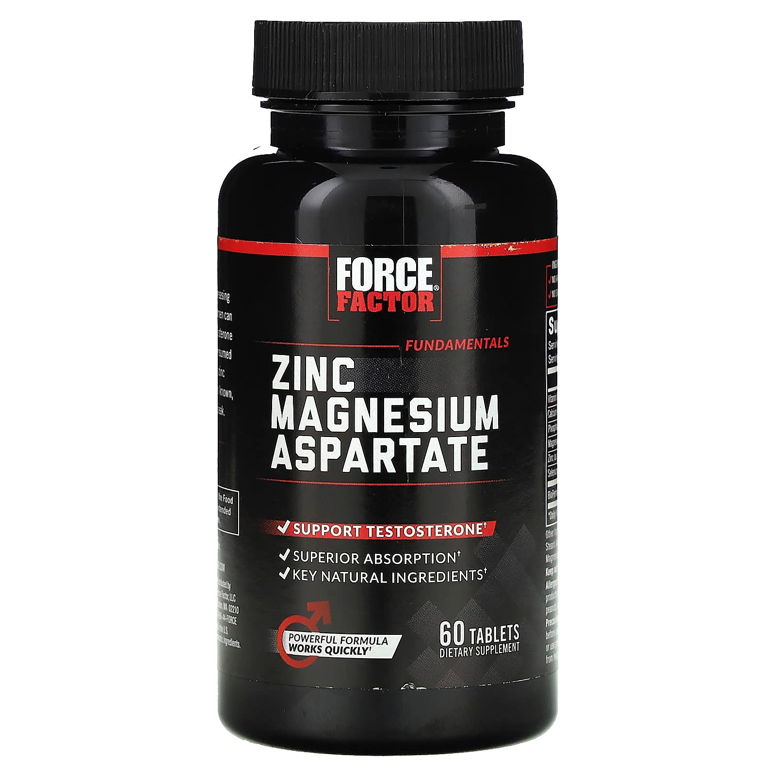 Force Factor, Fundamentals, Zinc Magnesium Aspartate, 60 Tablets Deals ...