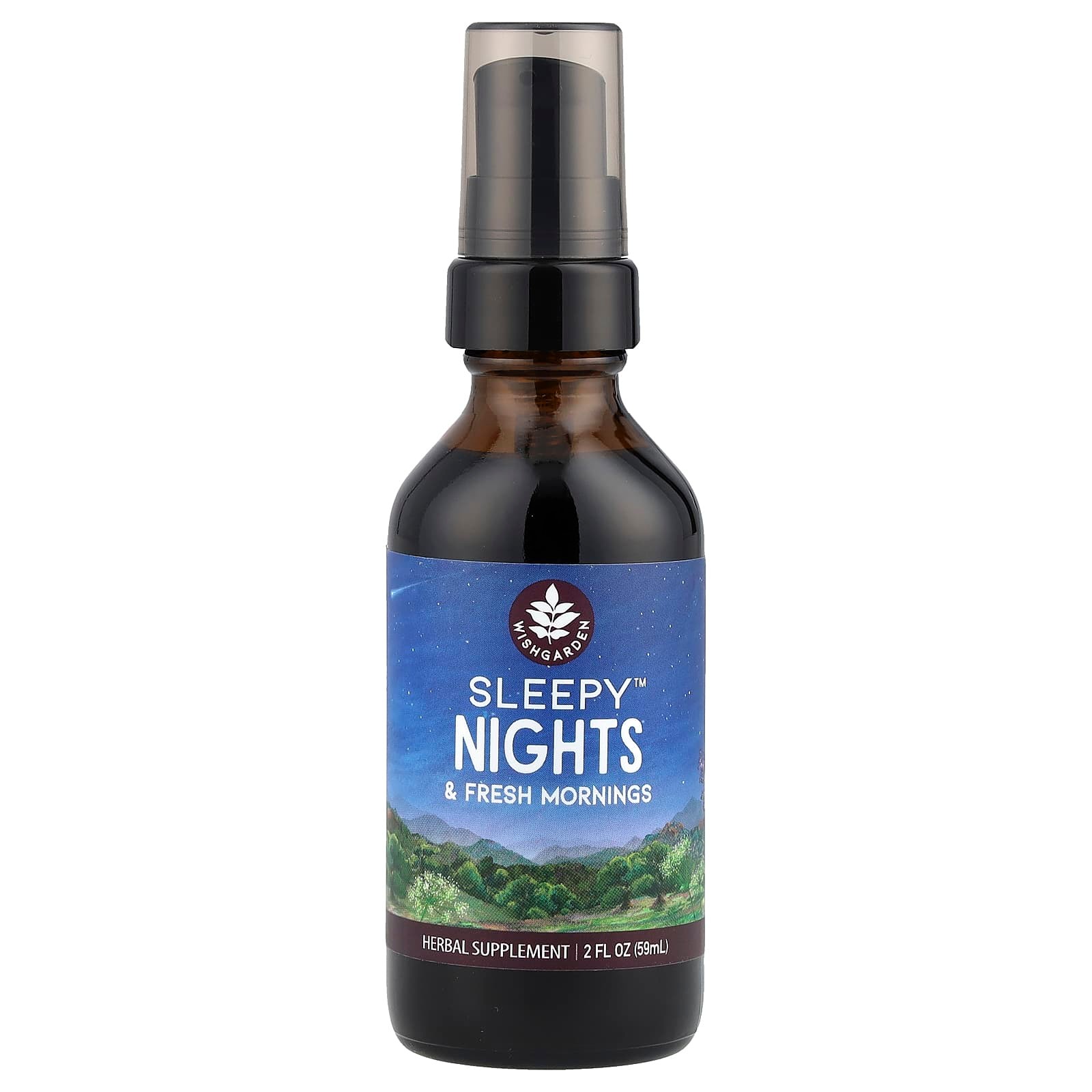 WishGarden Herbs, Sleepy™ Nights & Fresh Mornings, 2 fl oz (59 ml ...