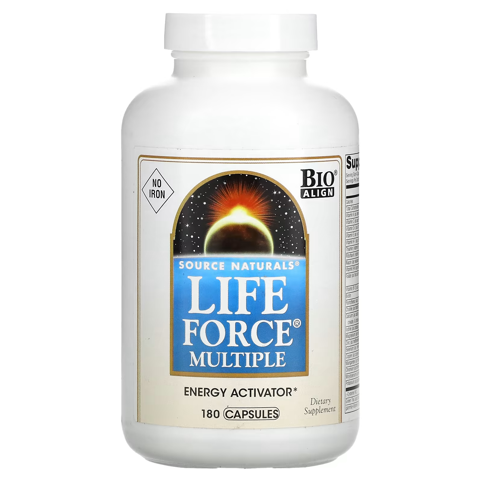 Source Naturals, Life Force Multiple, No Iron, 180 Capsules Best Deals ...
