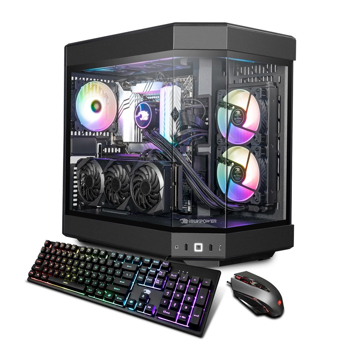 iBUYPOWER Y60BI9N46T02 Liquid Cooled Gaming Desktop Computer, Intel ...
