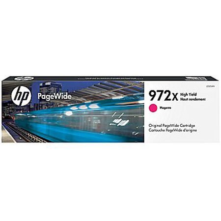HP 972X High Yield Magenta Original Pigment-Based Ink PageWide ...