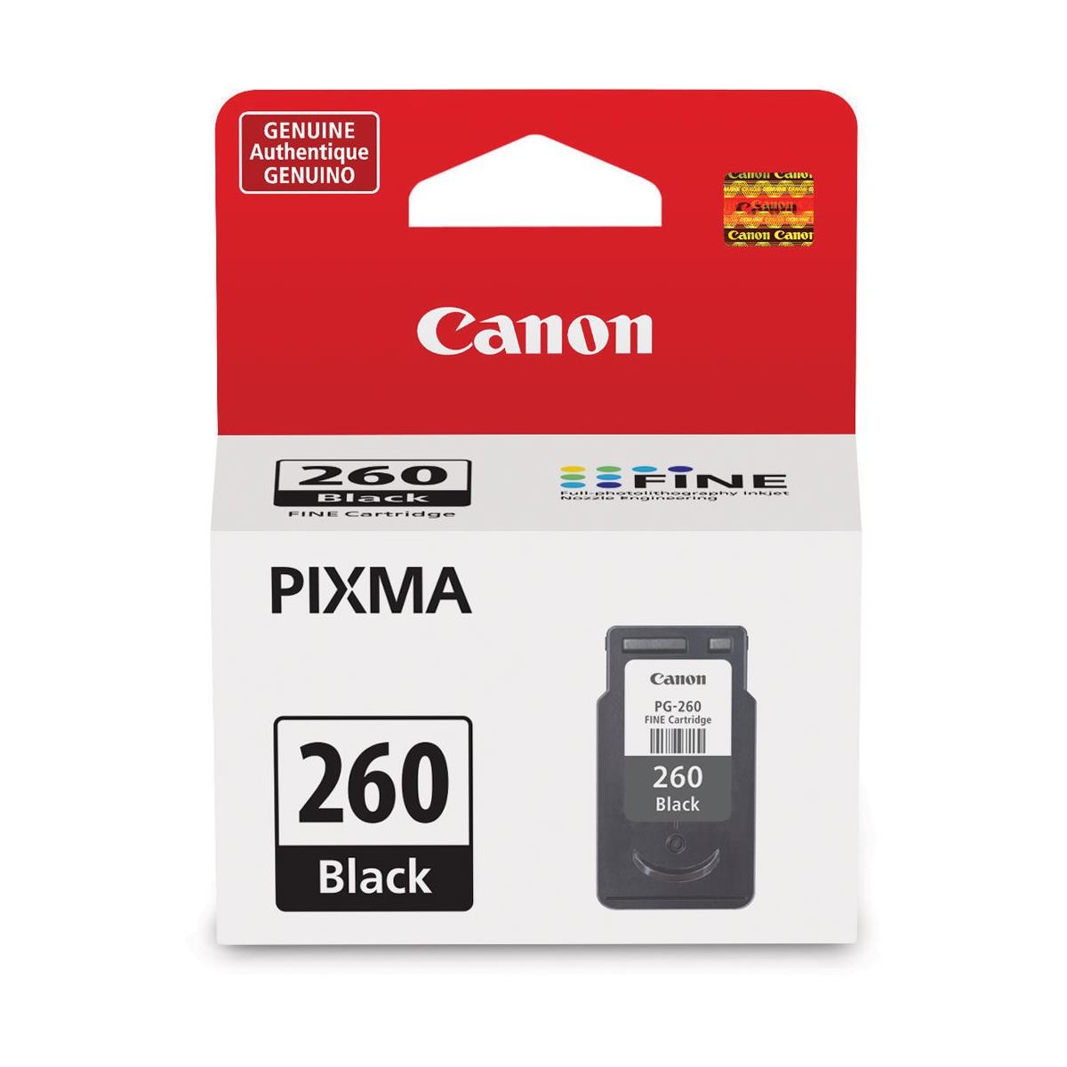Canon PG-260 Black Ink Cartridge for PIXMA TR7020, TR7020a, TS5320 ...