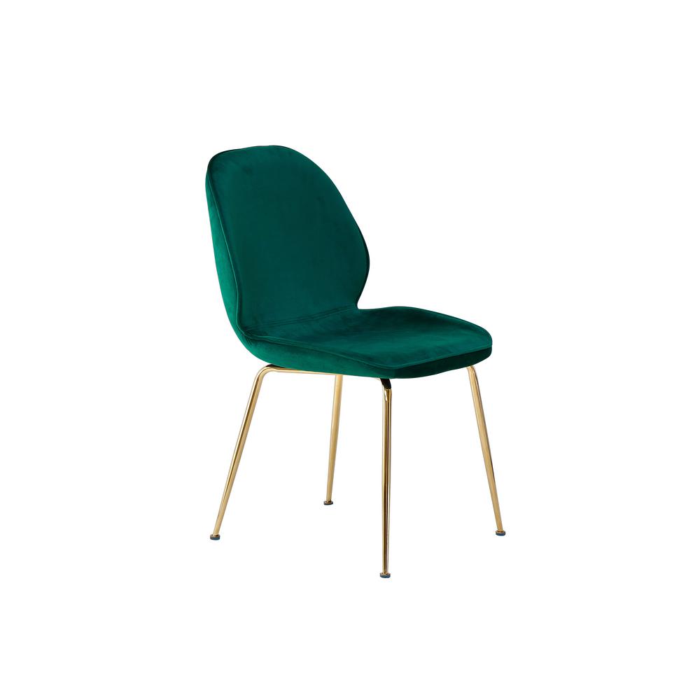 Preston Green Velvet Side Chairs (Set of 2) Best Deals and Price ...