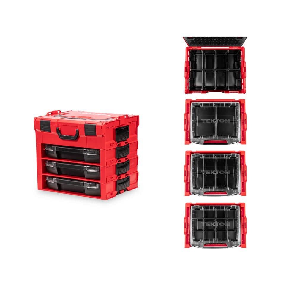 3-Drawer Modular Stacking Parts Organizer (32 Compartments) Deals and ...