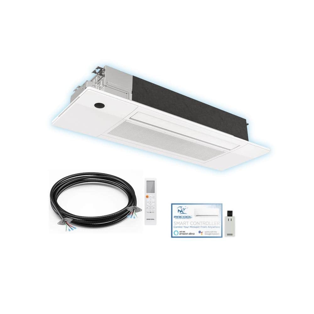 MRCOOL 18,000 BTU 1.5-Ton Cassette Mini Split Air Handler Only w/25 ft ...