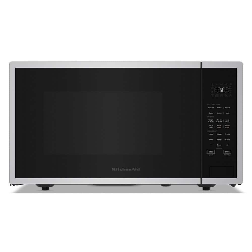 KitchenAid 24.75 in. 2.2 cu. ft. Built-In Microwave in Print Shield ...