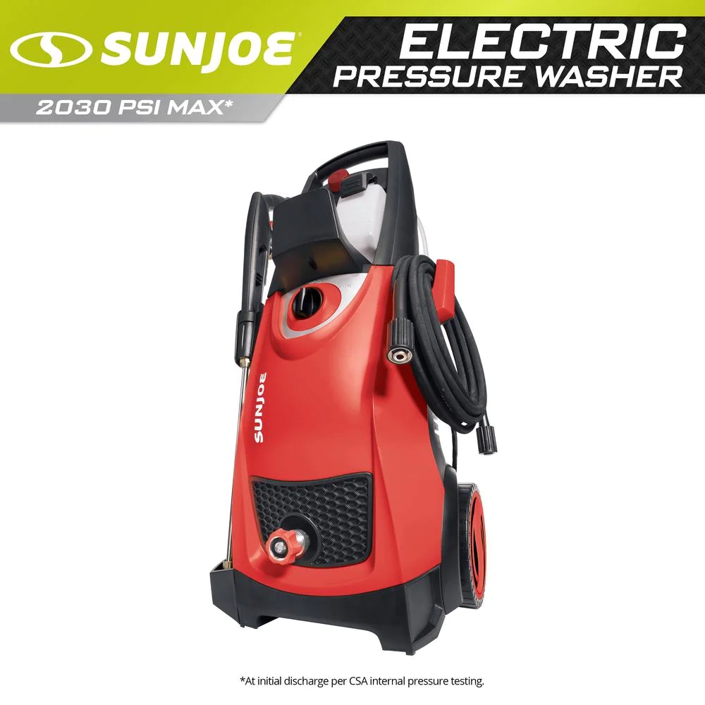 2030 MAX PSI 1.76 GPM 14.5 Amp Electric Pressure Washer, Red Best Deals ...
