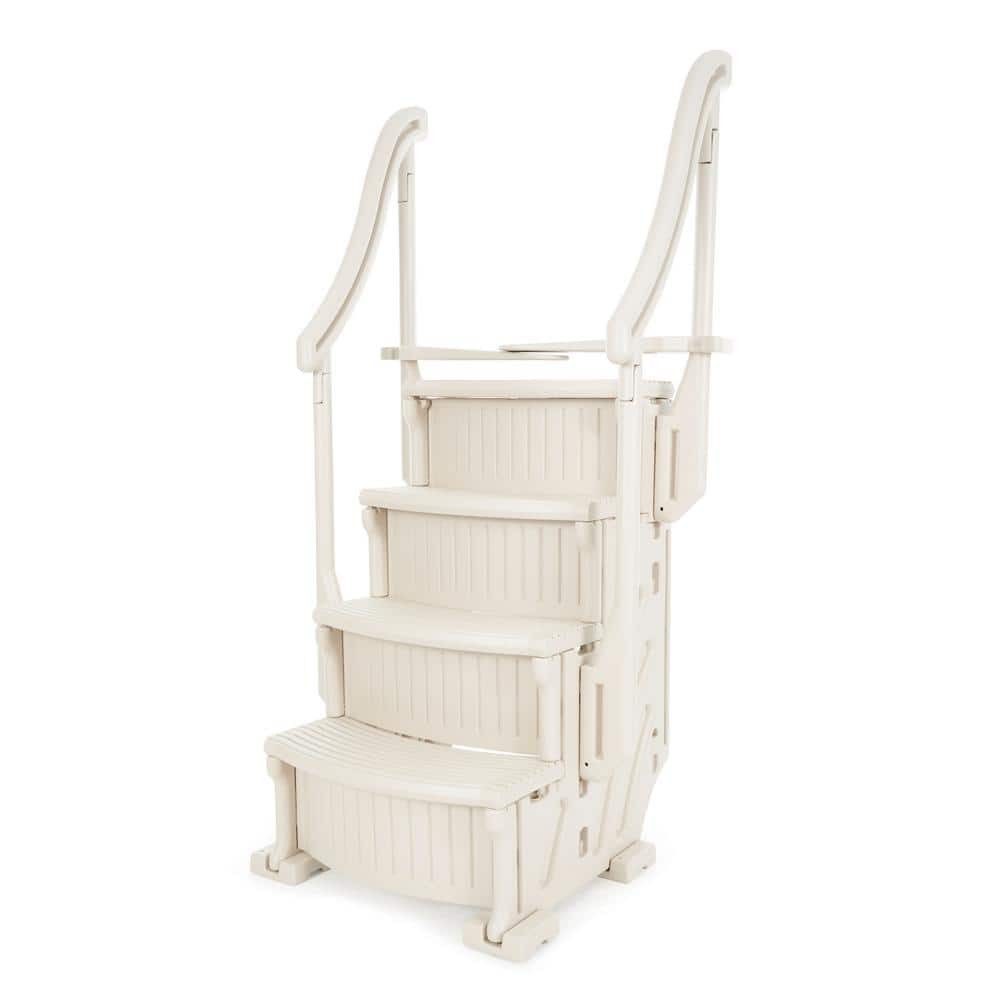 CONFER PLASTICS Pool Ladder 4 Step Plastic for Above Ground Pool Best ...