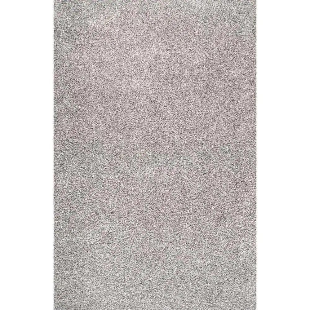 Marlow Light Grey 6 ft. x 9 ft. Soft Shaggy Faux Sheepskin Machine ...
