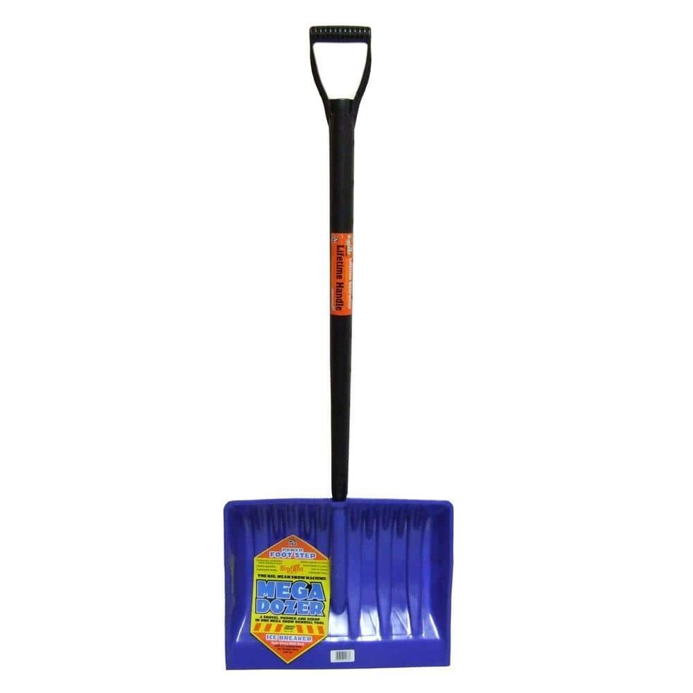 20 in. Mega Dozer Snow Shovel with Premium Lifetime Handle and Power ...