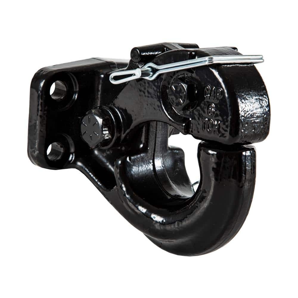 6-Ton Pintle Hook Hitch first 2 in. to 3 in. Lunette Ring with Mounting ...