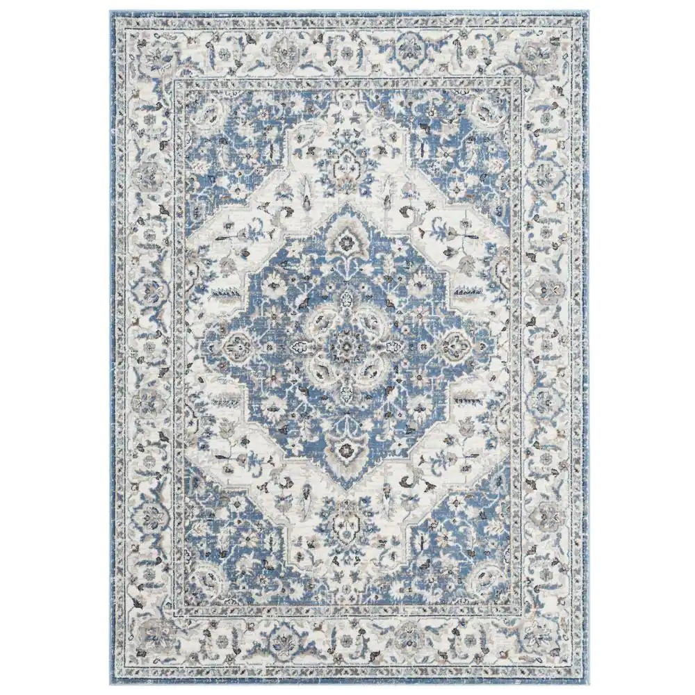 Mejores ofertas e historial de precios de Home Dynamix Belmar Sterling Ivory/Blue 8 ft. x 10 ft ...
