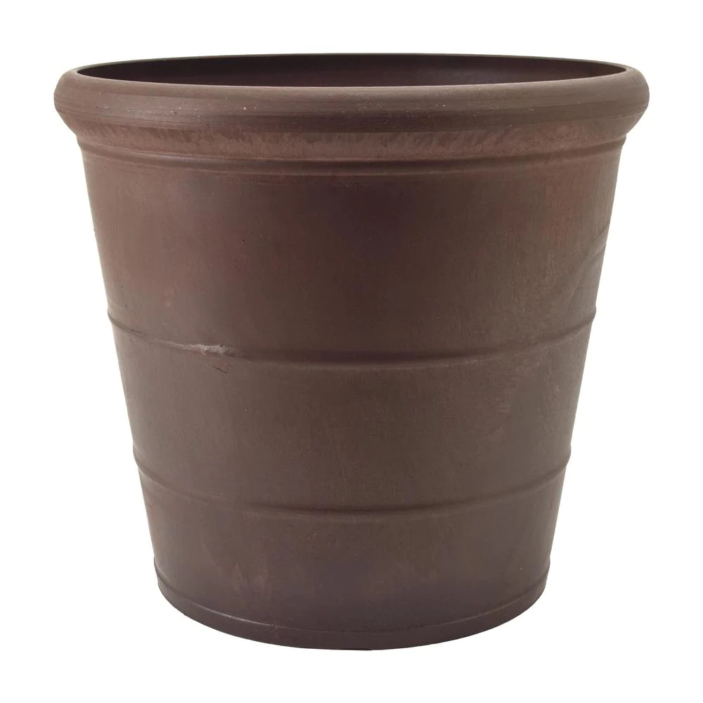Basic Drop 11-1/2 in. x 10 in. Chocolate Composite PSW Pot Deals and ...